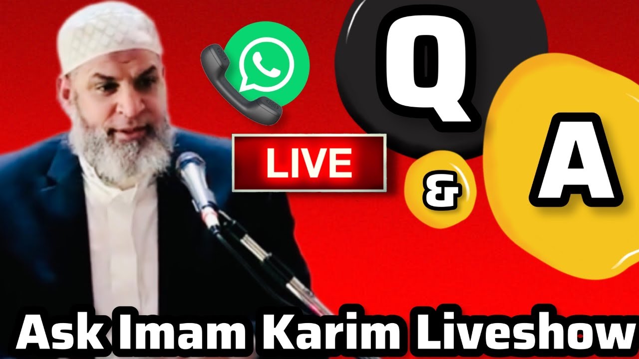 Ask Imam Karim Liveshow || Question & Answer Session || Sh. Karim AbuZaid - YouTube