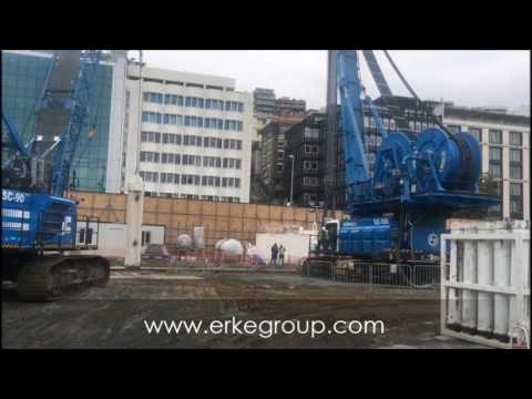 ERKE Group, Soilmec SC-90 Vinç, İstanbul, www.erkegroup.com - YouTube