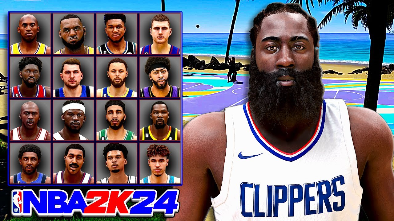 BEST James Harden Face Creation in NBA 2k24! - YouTube