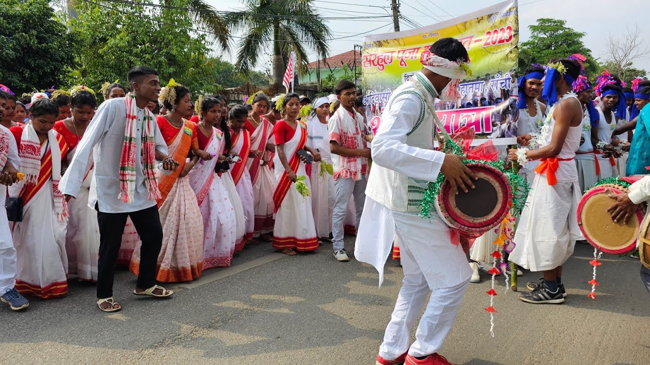 RANCHI SARHUL VIDEO||ASIAN TRIBE RANCHI JHARKHAND||NAGPURI TRADITIONAL ...