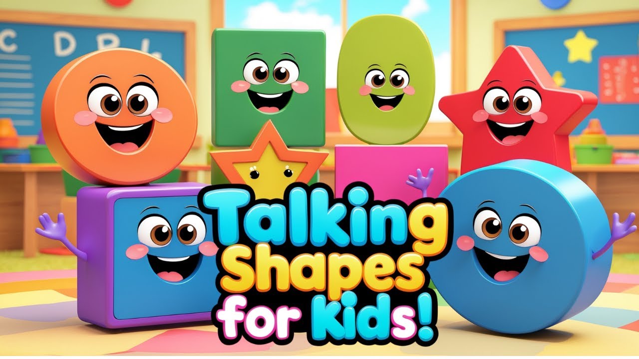 Talking Shapes for Kids | Fun & Educational Shape Adventure! - YouTube