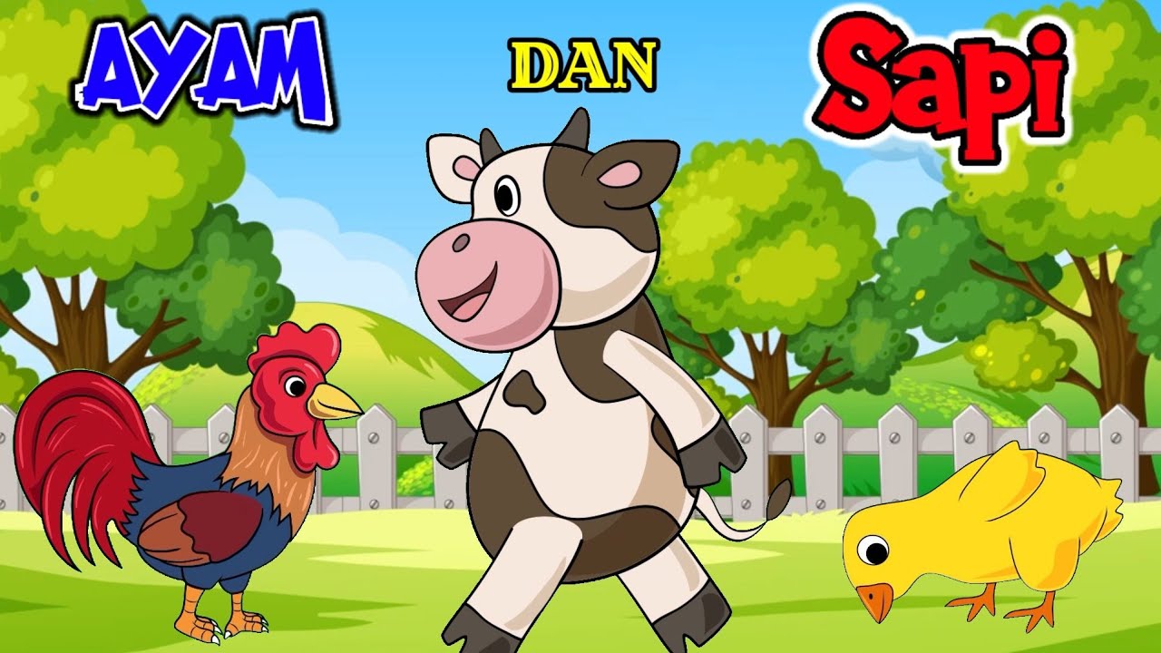 Ayam Dan Sapi | Si Ayam Lucu | Lagu Anak Anak - YouTube