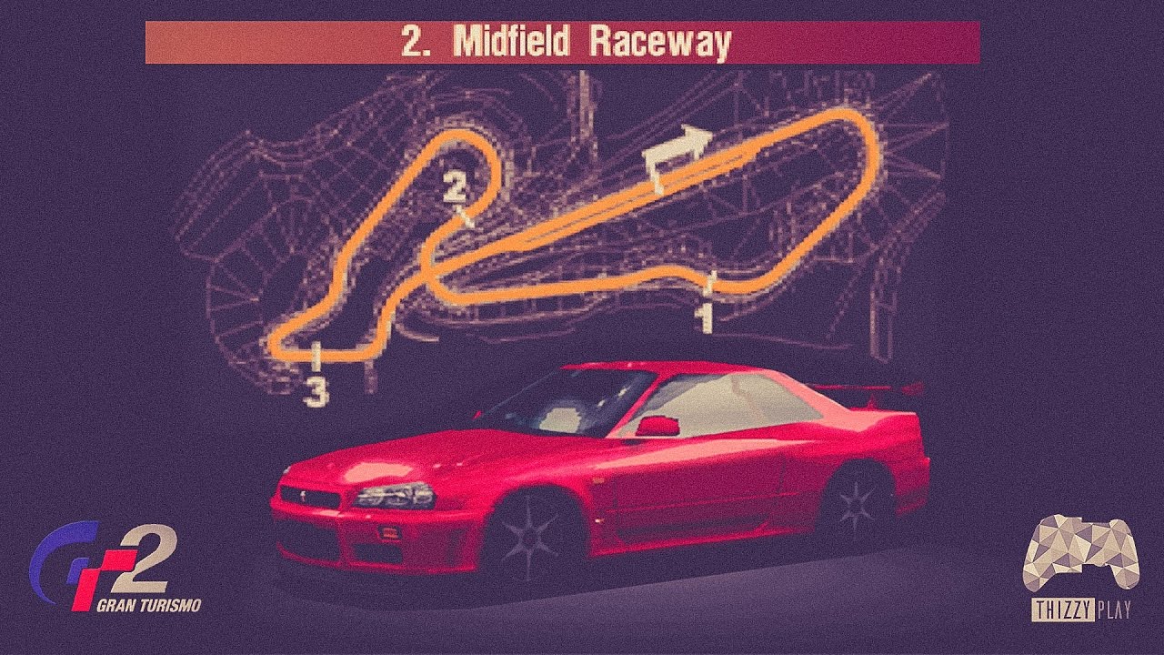 Gran Turismo 2 - Midfield Raceway - YouTube