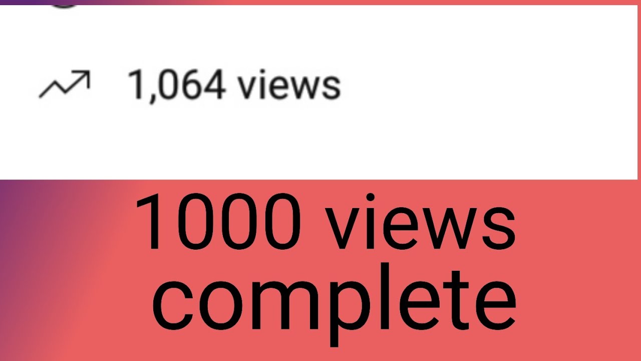 40 Subscribers complete ll 1000 views complete - YouTube