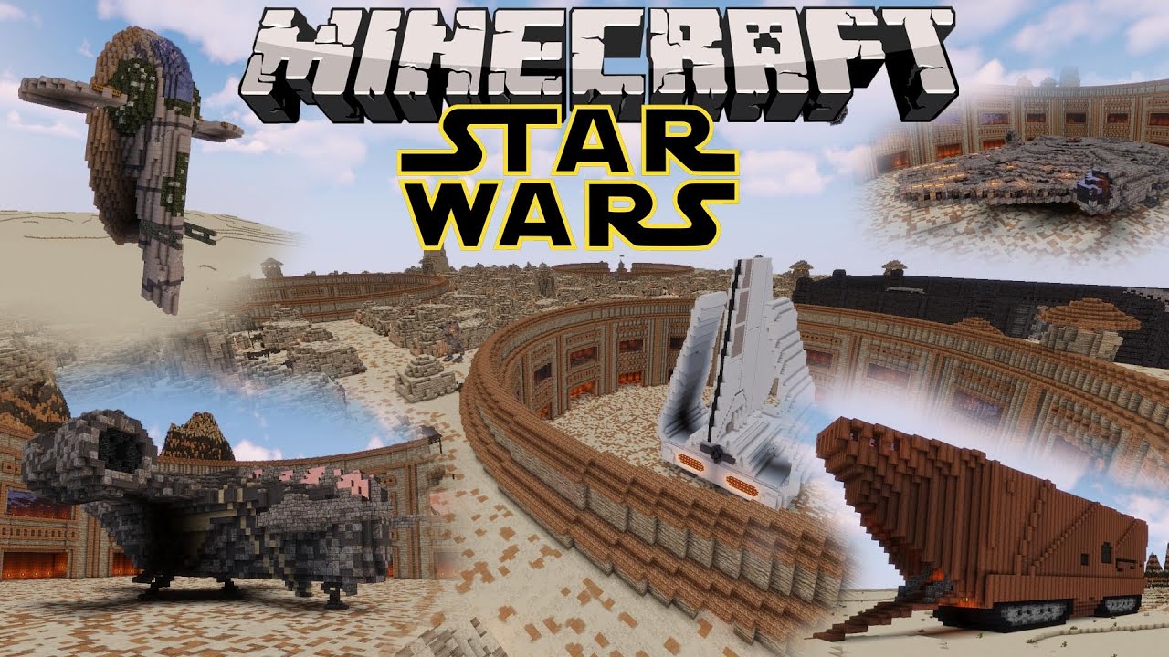Minecraft | Star Wars - Tatooine [FREE DOWNLOAD] - YouTube