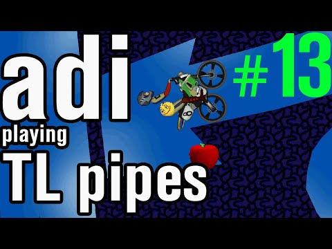 Elasto Mania - adi playing TL pipes 13 - EXTREME PIPING  - 0ikukasE.lev
