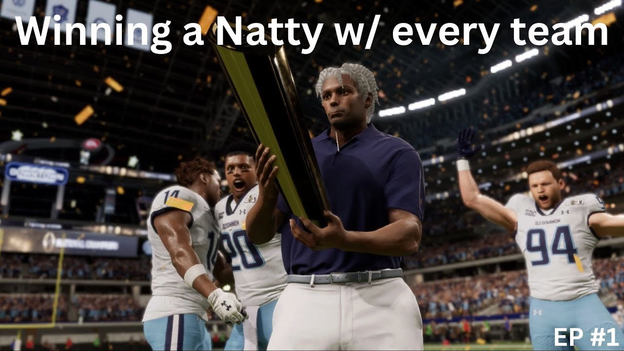 Winning a Natty w/ every team in CFB 25! Ep. 1 - YouTube
