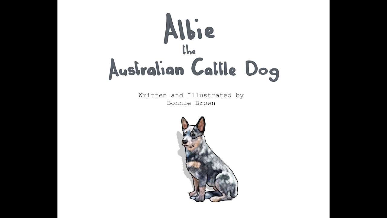 Albie the Australian Cattle Dog - Written, Illustrated and read by ...