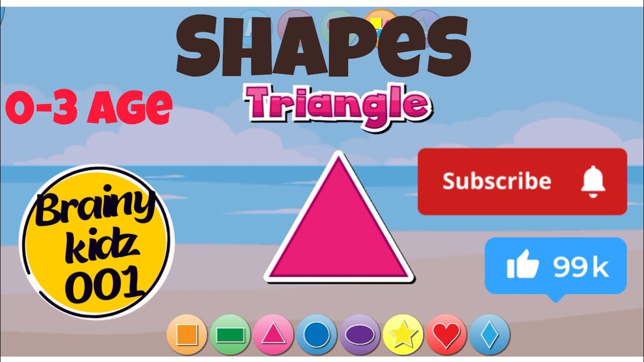 SHAPES | shapes names for kids | kids learning shapes | shapes name in ...