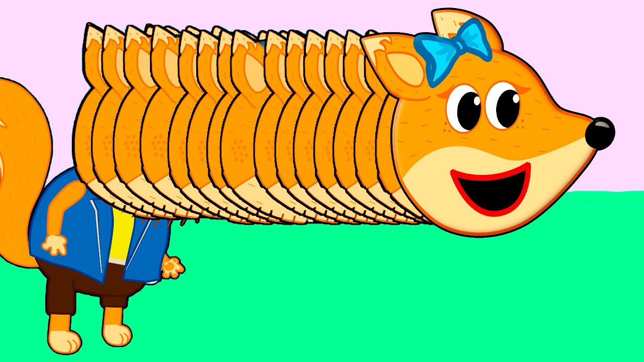 Baby Lucia Pretend Play Hide and Seek with Friends. Fox Family Funny ...