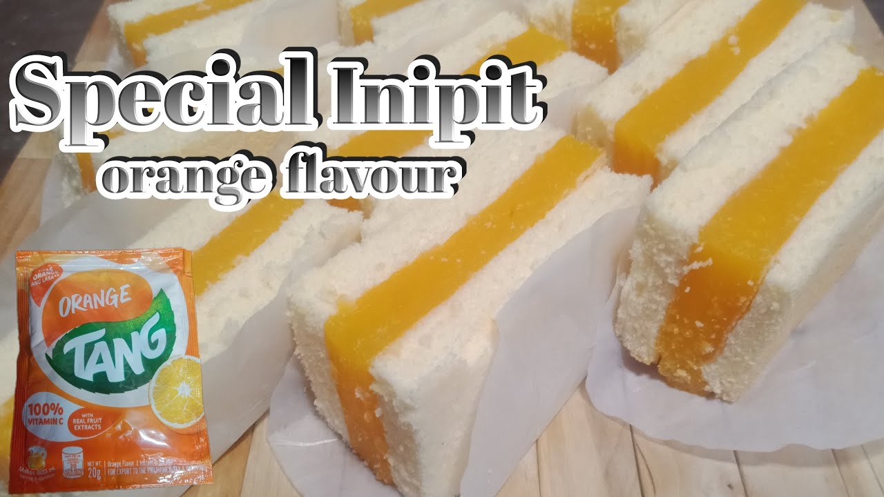 SPECIAL INIPIT | ORANGE FLAVOUR | HOW TO MAKE SPECIAL INIPIT | inipit ...