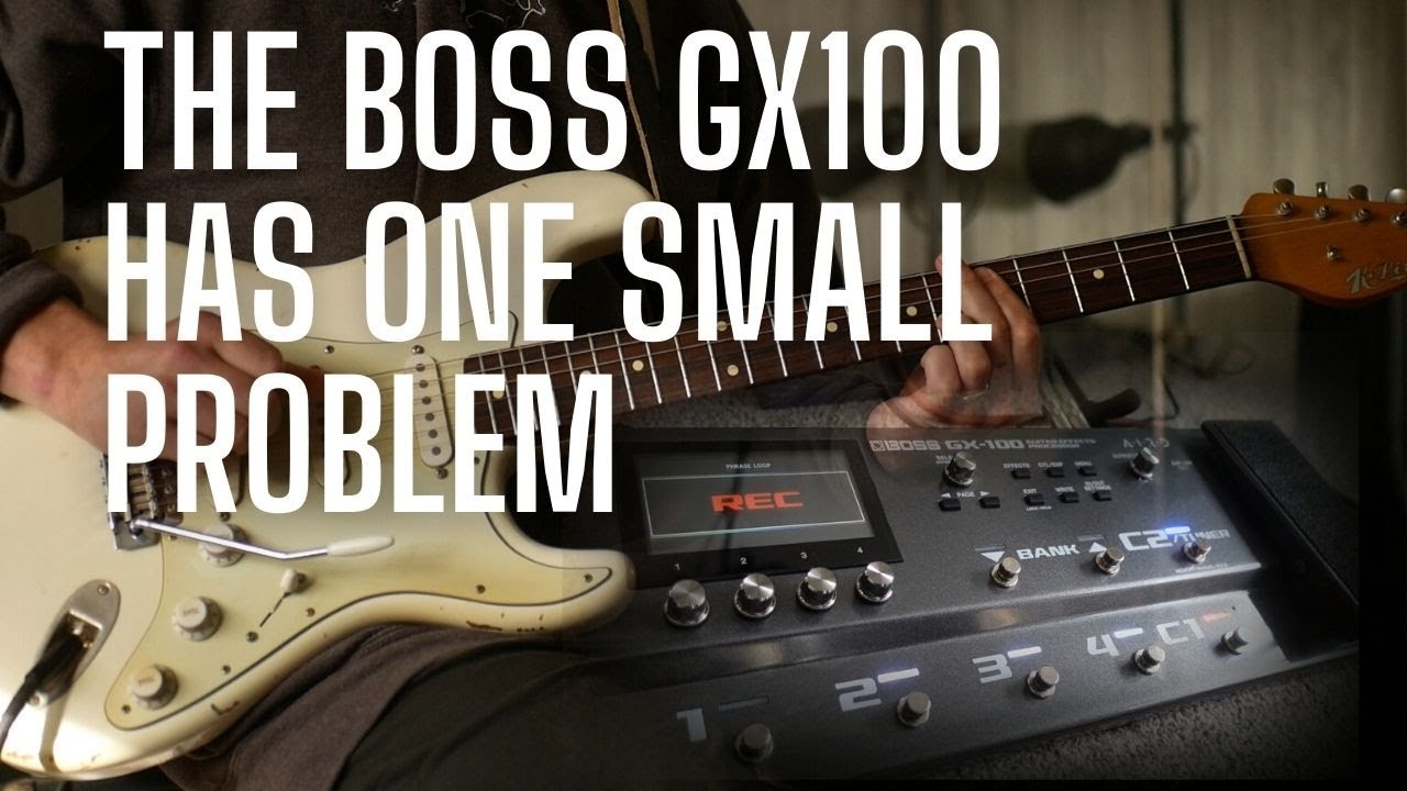 The Most Underrated Modeler - the Boss GX100 [just one small issue ...