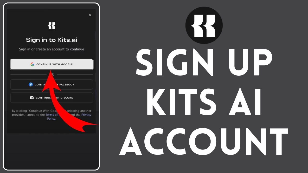 How to Sign Up to Kits AI Account (2024) | Register Kits AI Account ...