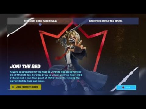 Fortnite December Crew Pack Reveal! - YouTube