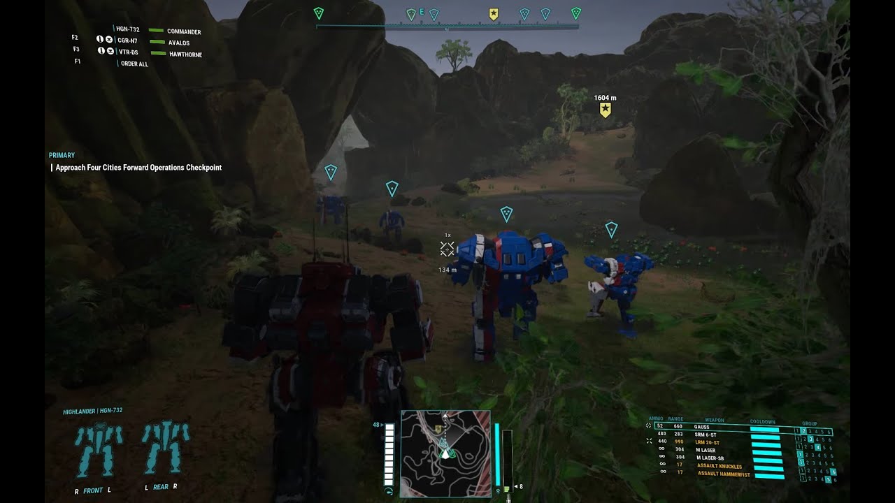 Mechwarrior 5 Mercenaries | Planet Fall on Tigress I | Gameplay ...