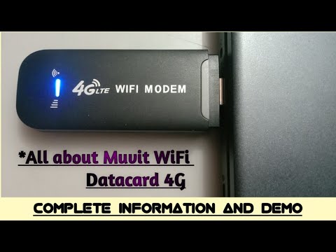 How to use/operate Muvit 4G Dongle - YouTube