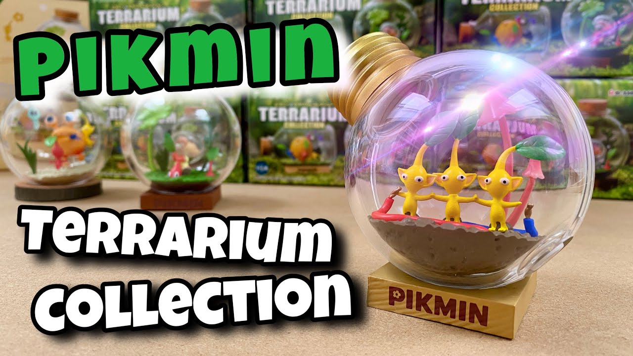 PIKMIN Terrarium Collection FULL SET Unboxing Lite - YouTube