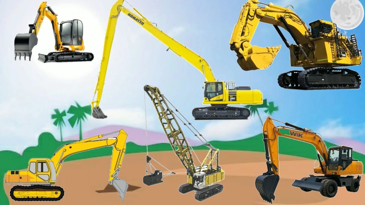 Macam-macam jenis Excavator dan fungsinya || hydraulic shovel, crawler ...