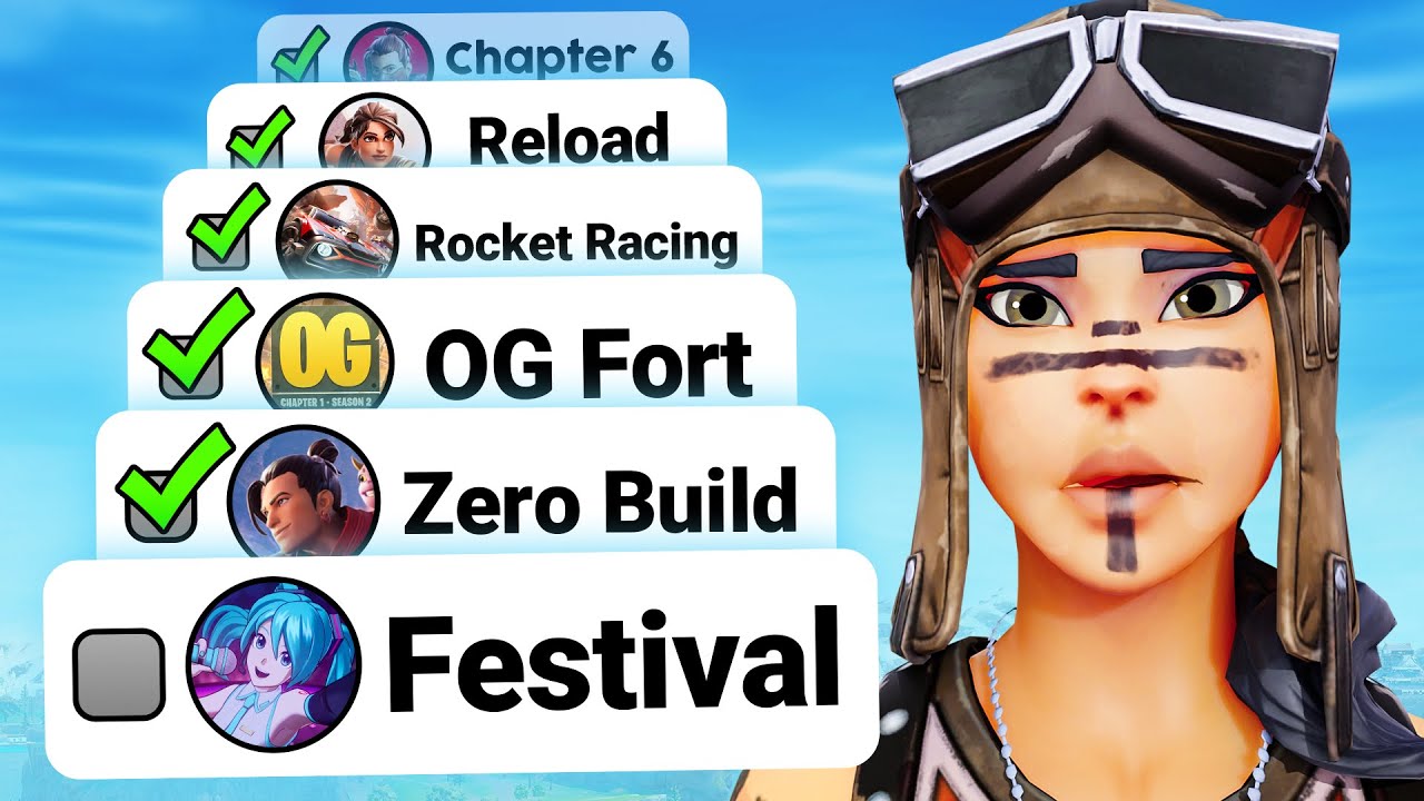 I Won EVERY Fortnite Game Mode in a Row - YouTube
