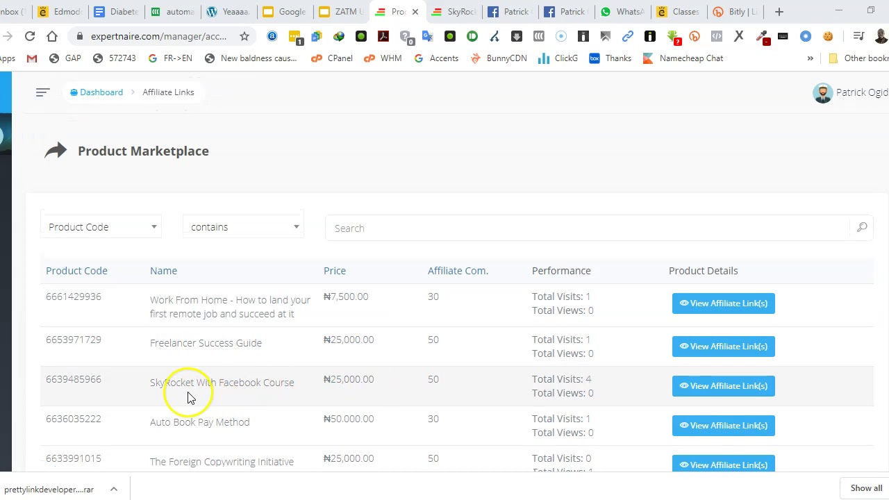 How to generate your product links on Expertnaire - YouTube