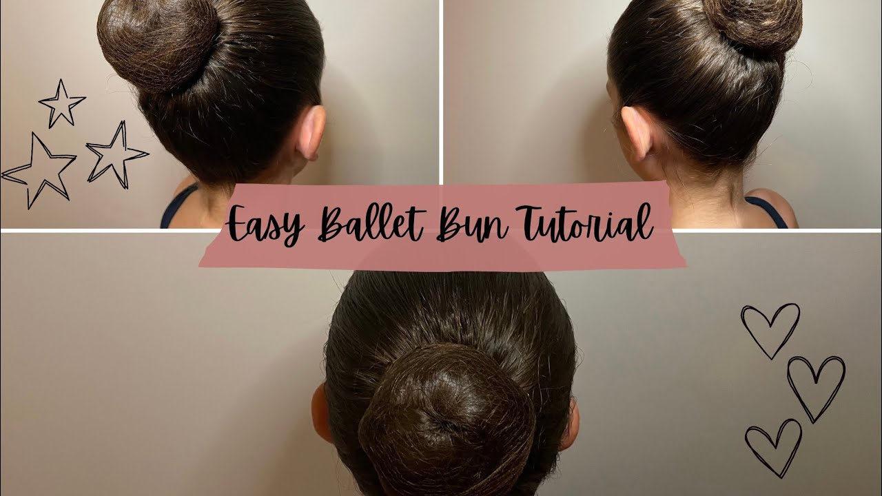 Easy Ballet Bun Tutorial | For Beginners | Hair2Style - YouTube