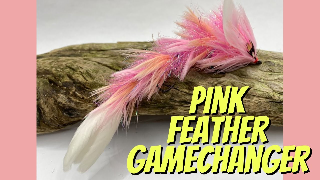 Fly Tying Tutorial | Pink Feather Game Changer - YouTube