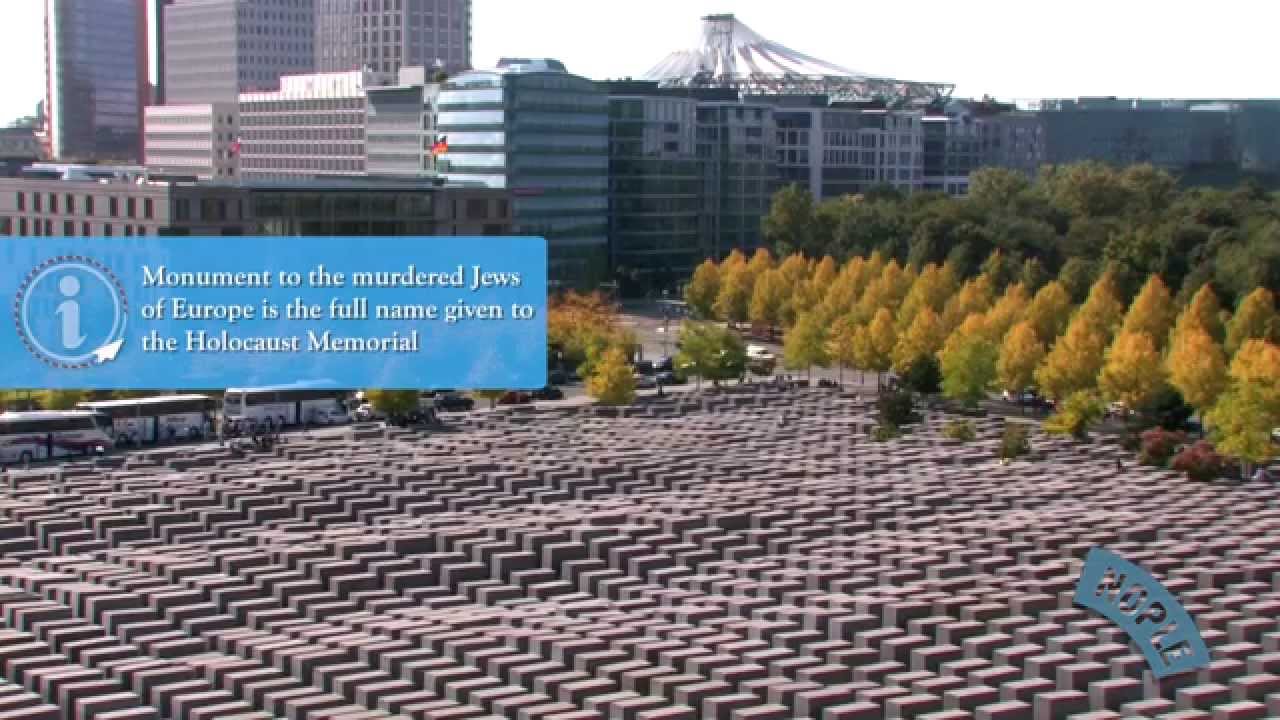 5 interesting facts about the Holocaust Memorial, Berlin - YouTube