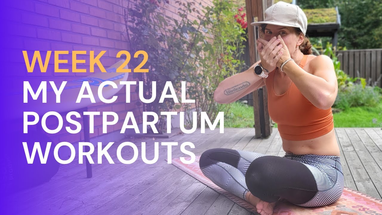 Low impact core routine | Perfect for when you need to be quiet | 22 Weeks Postpartum Workout ...