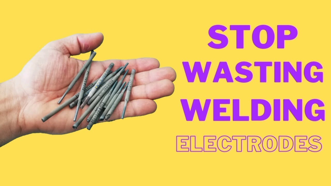 few know this welding trick | Use the welding electrode to the end ...