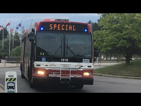 TTC Full Route Ride Video on 1618 Toronto Zoo Wrapped Bus on route 86S ...