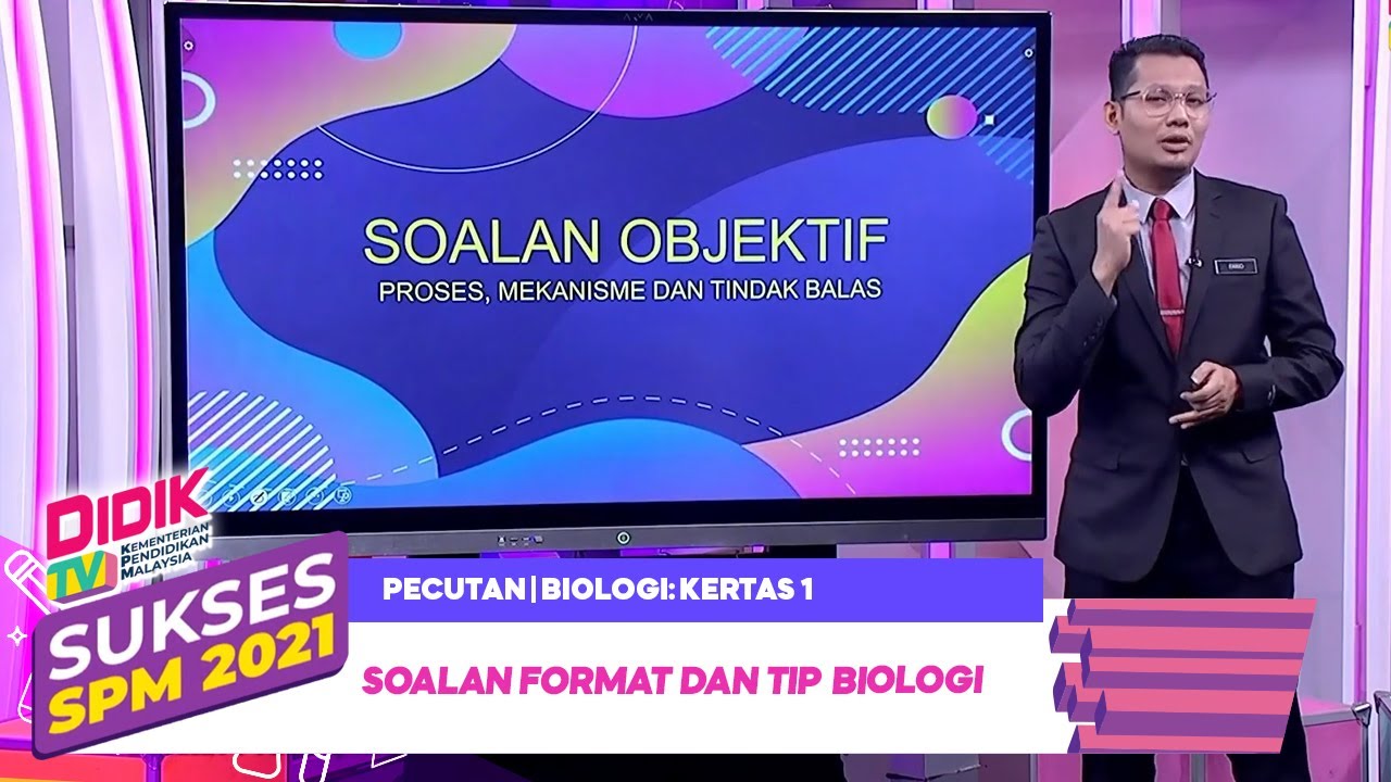 Sukses SPM (2021) - Pecutan | Biologi: Kertas 1 - Soalan Format dan Tip ...