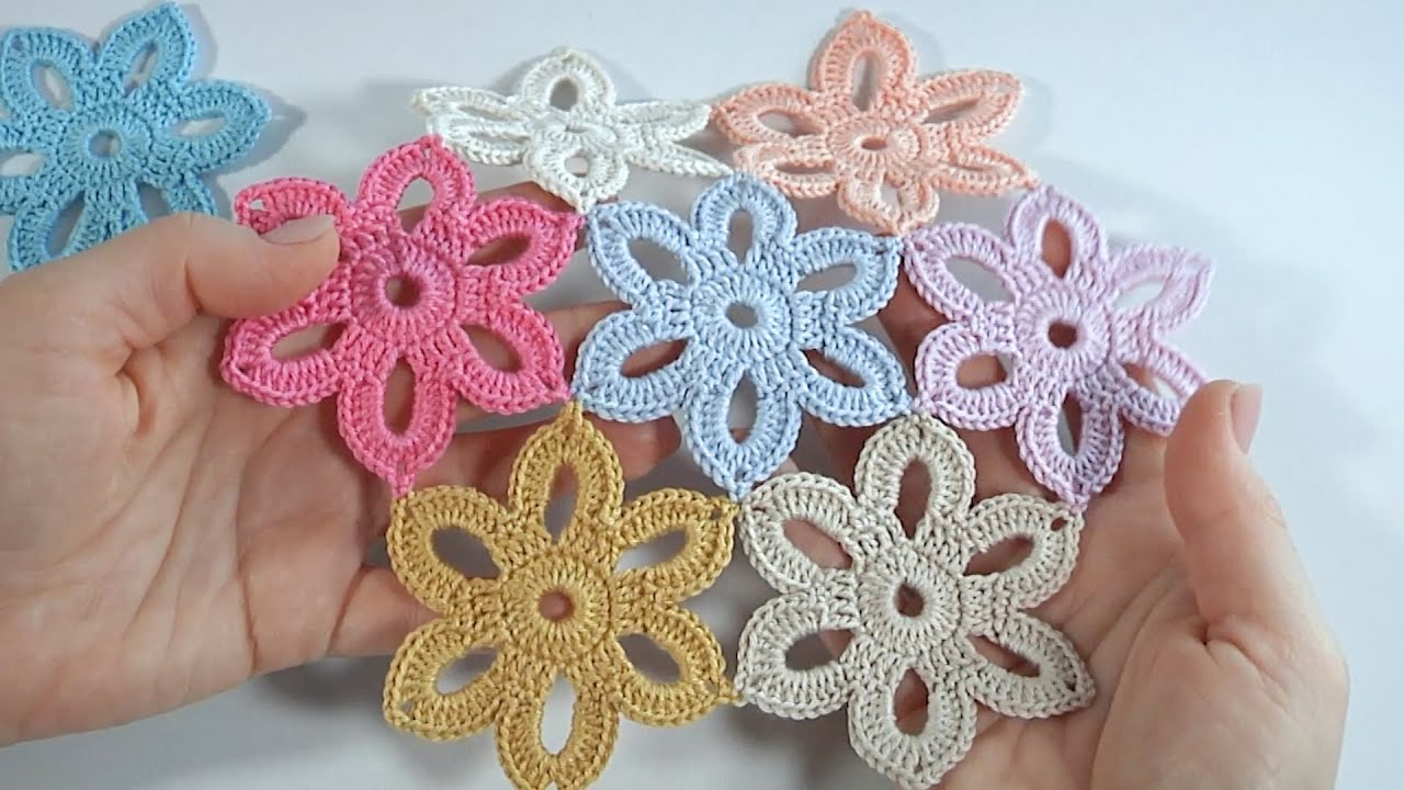 Simply Gentle and Quick/Beautiful Floral Crochet Motifs /Joining Motifs ...