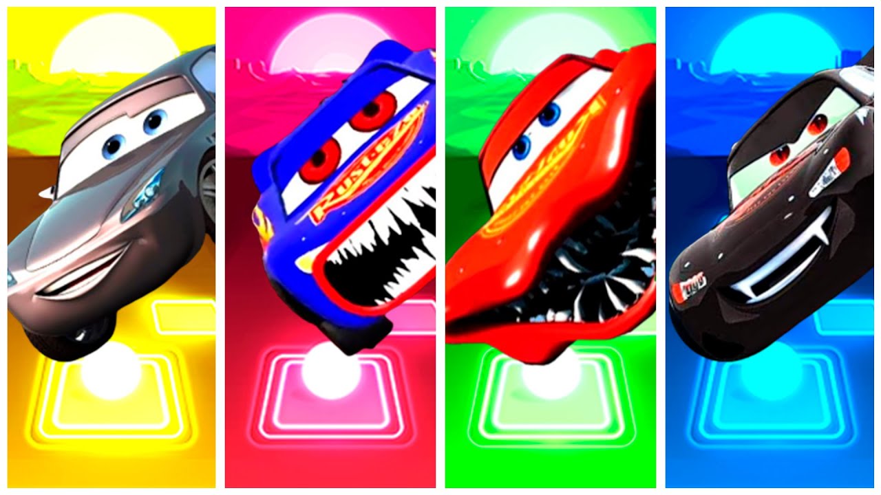 Lightning Mcqueen cars in Tiles Hop EDM Rush🎶 - YouTube