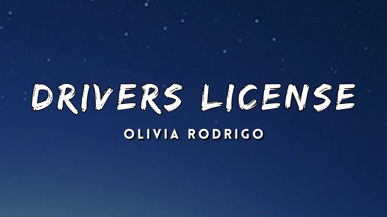 Olivia Rodrigo – drivers license (Lyrics) - YouTube