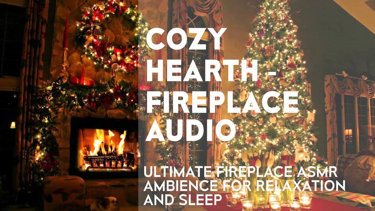 Cozy Christmas Fireplace Hearth: Ultimate Fireplace ASMR Ambiance for ...