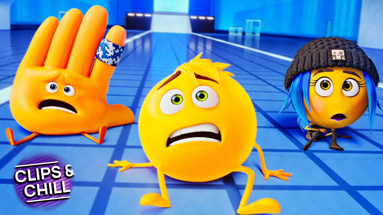 Racing Through Dropbox | The Emoji Movie - YouTube