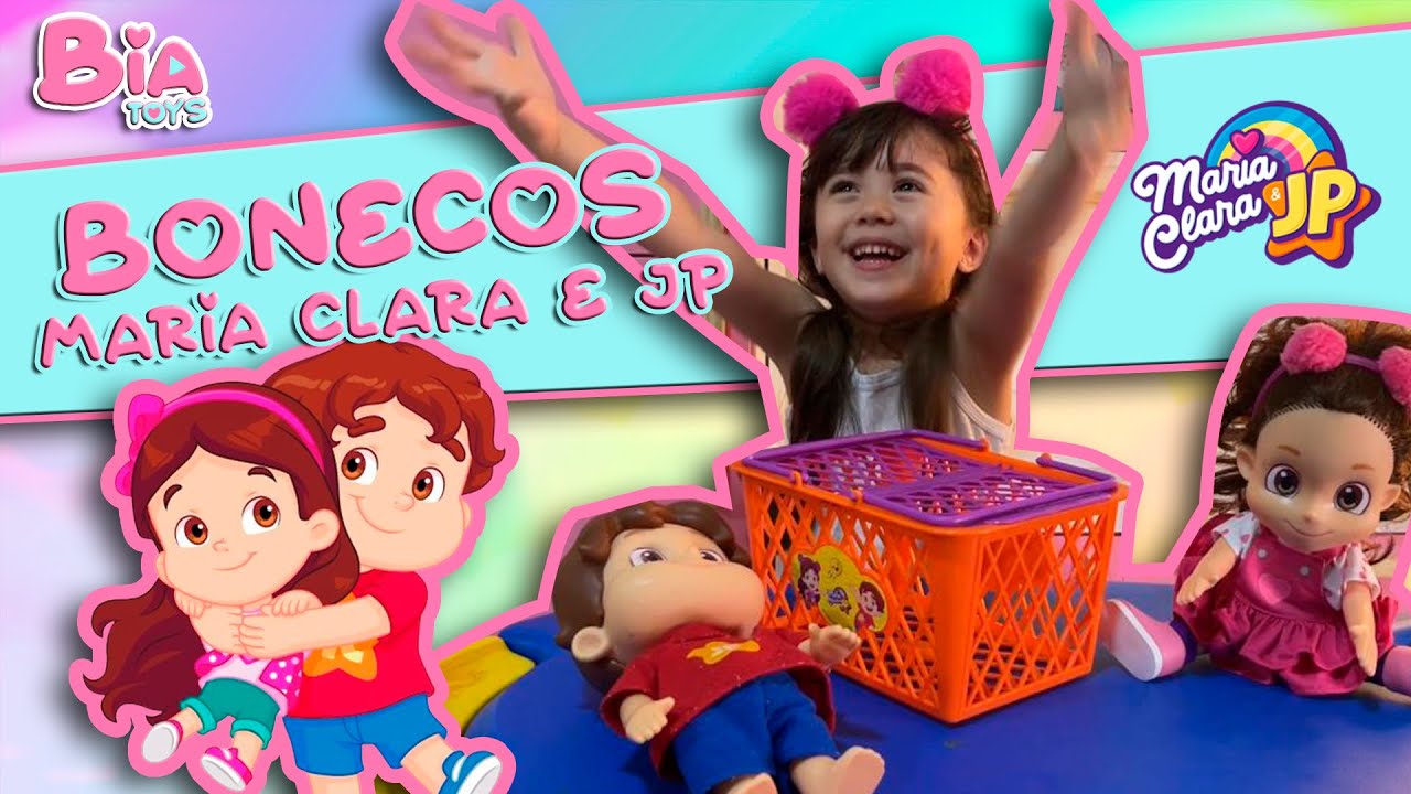 GANHEI OS BONECOS MARIA CLARA E JP | Novidade Mini Maria Clara e JP ...