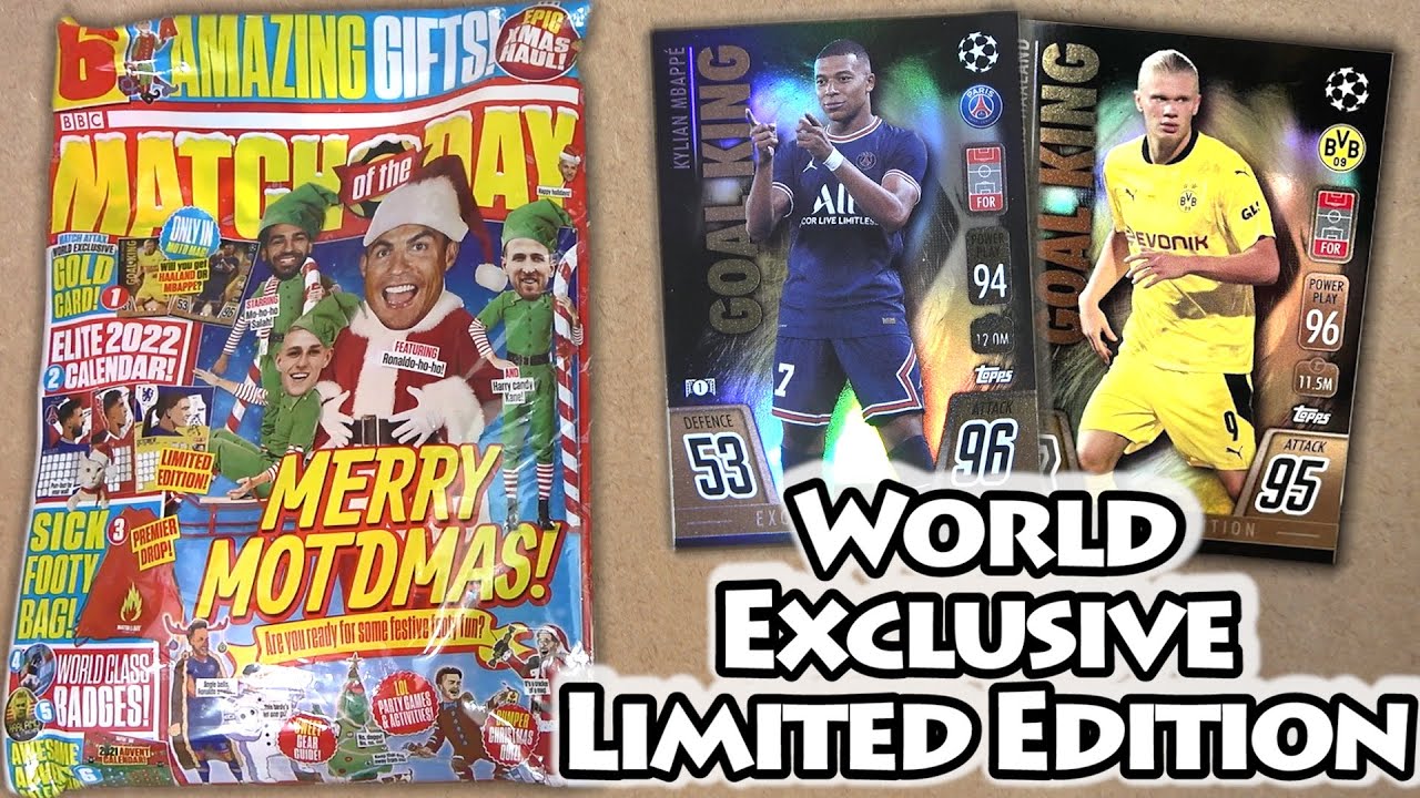 *NEW* WORLD EXCLUSIVE MATCH ATTAX 2021/22 LIMITED EDITION CARDS | Match ...