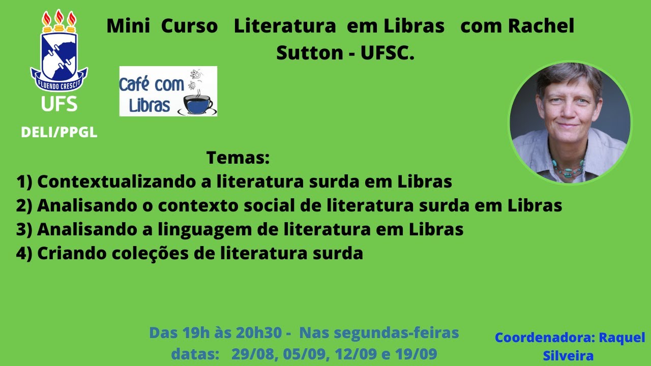 Mini Curso Literatura em Libras com Rachel Sutton - 4 dia - YouTube