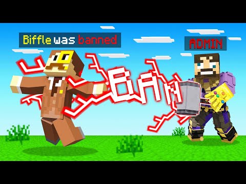 CRAFTING a *BAN HAMMER* in Minecraft (Insane Craft)