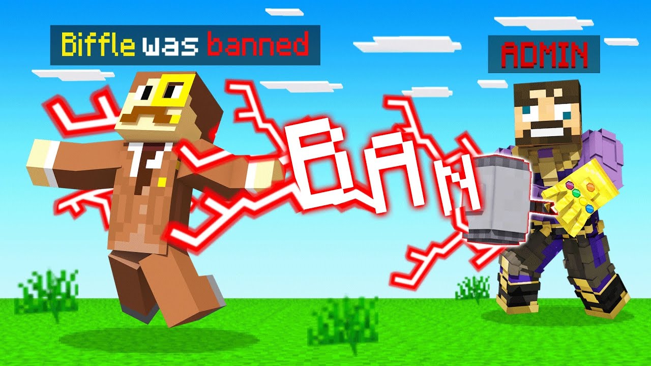 CRAFTING a *BAN HAMMER* in Minecraft (Insane Craft) - YouTube