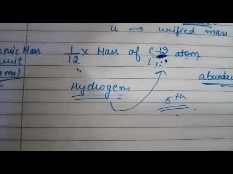 Class 11 Chemistry Atomic Mass and Molecular Mass Part -2 - YouTube