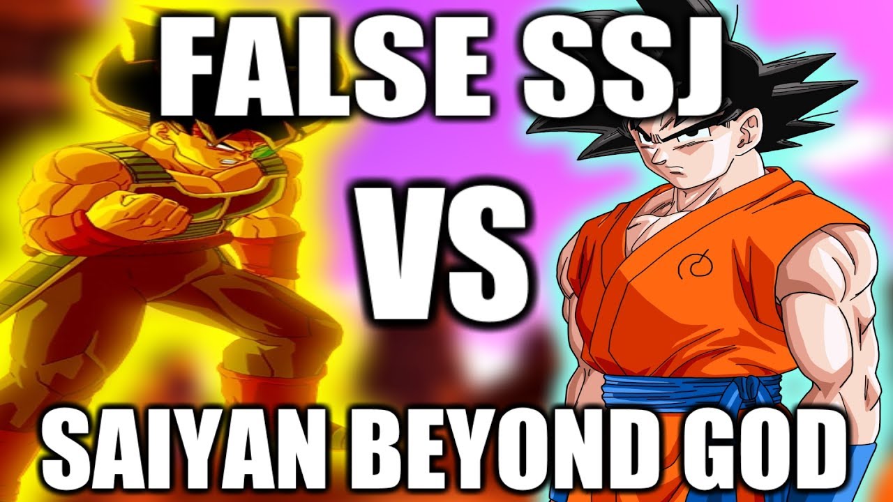FALSE SUPER SAIYAN VS SAIYAN BEYOND GOD MOVESET COMPARISON | Dragon ...