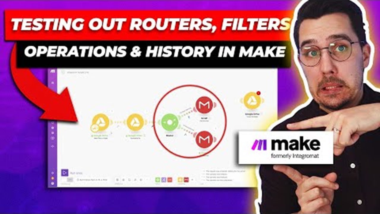 [4] Routers, Filters and Running Tests - Make.com Tutorials for ...