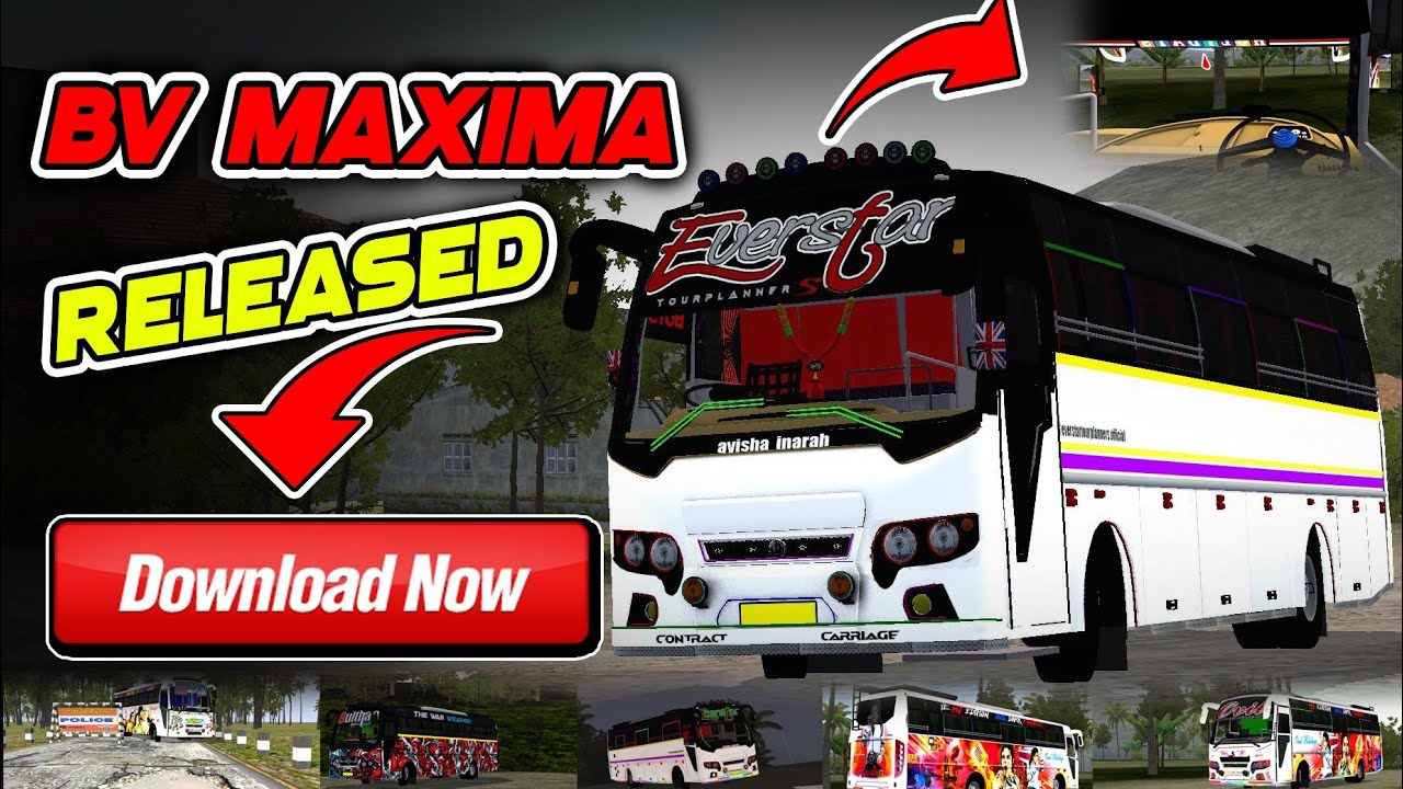 BV Maxima | Free mod | Released | Download Now | Bussid mod - YouTube
