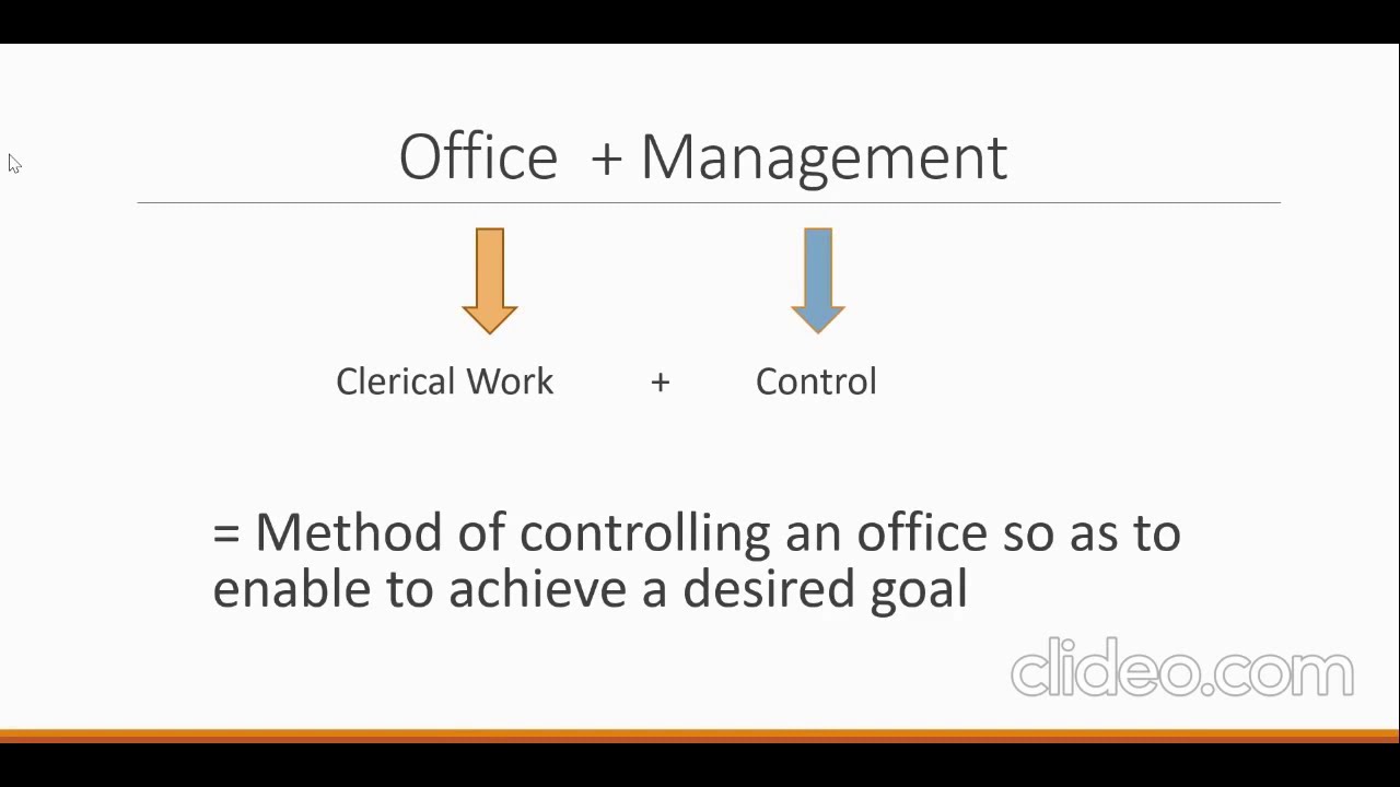 Introduction to Office Management - YouTube