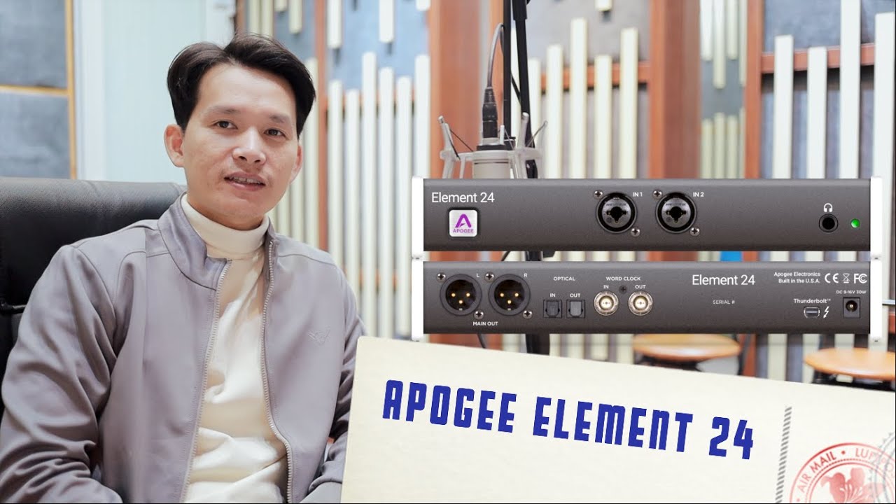 GEAR HAY - Chiếc interface xấu nhất thế giới: Apogee Element 24 - YouTube