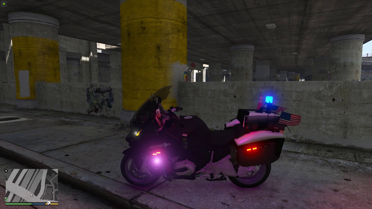 GTA5 Metro State Protection Bike - YouTube