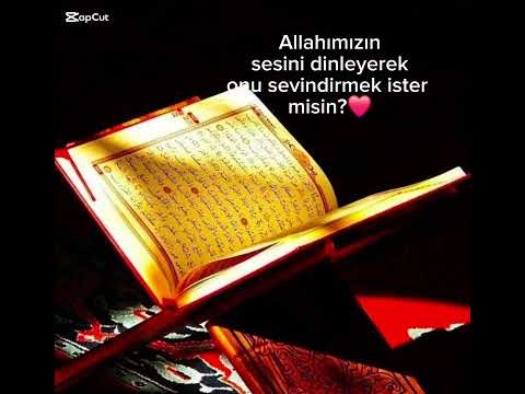 Allahın sesini dinleyerek onu sevindir