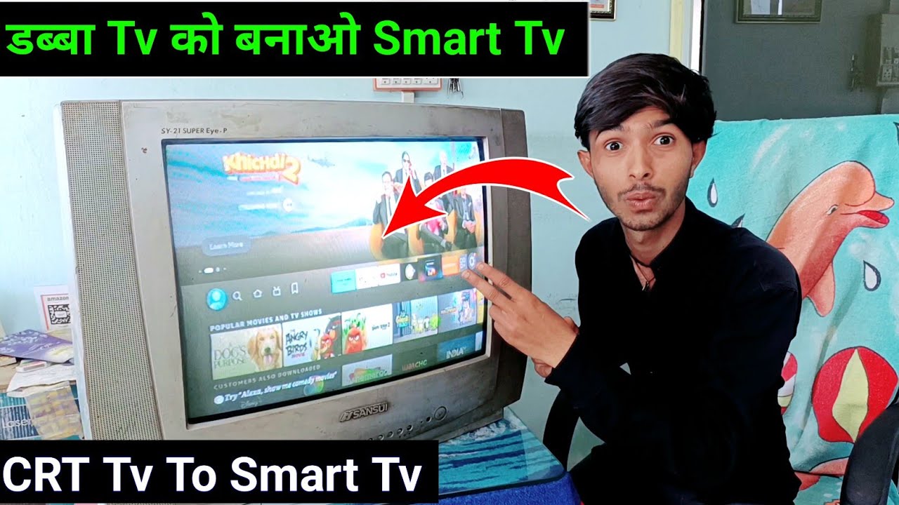 How to convert crt tv to smart tv | CRT tv ko smart tv kaise banaye ...